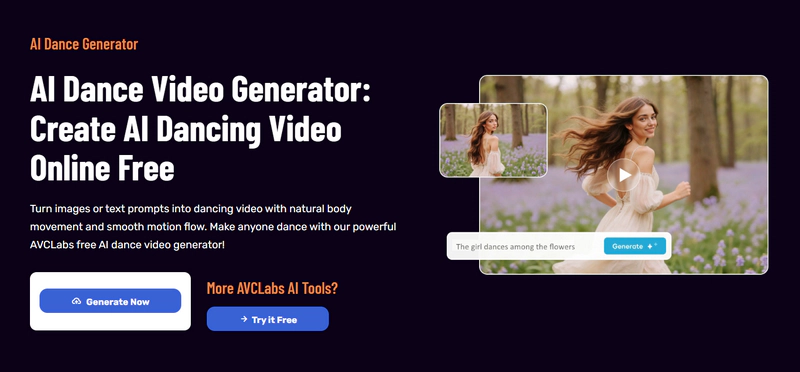AI Dance Video Generator: Create AI Dancing Video Online Free | AVCLabs