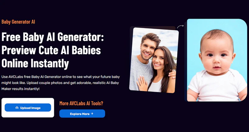 Free Baby AI Generator: Preview Cute AI Babies Online Instantly | AVCLabs