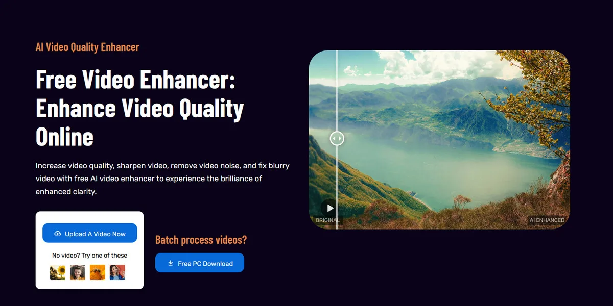 Free Video Enhancer: Enhance Video Quality Online | AVCLabs