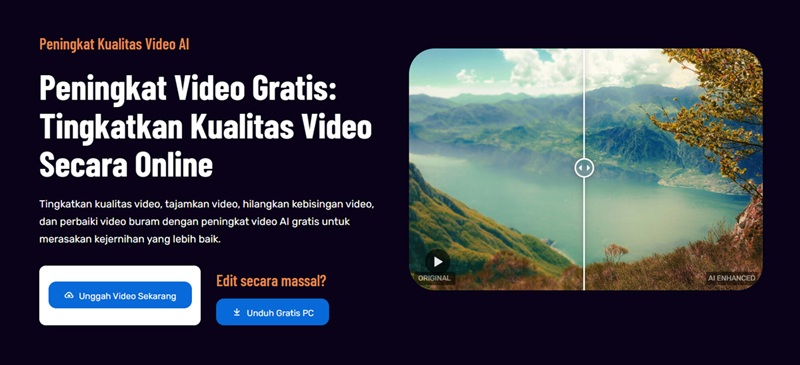 Peningkat Video Gratis: Tingkatkan Kualitas Video Online | AVCLabs